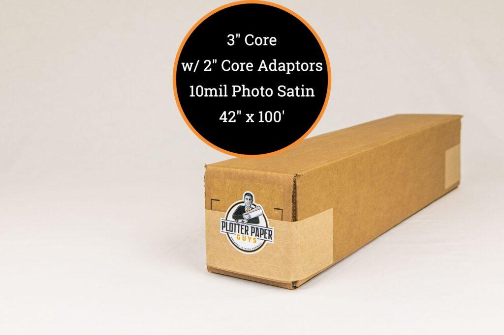 10PSIJ - 10 Mil Satin Photo Paper - 42" x 100' - Plotter Paper Guys®