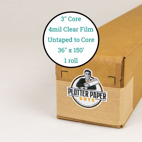 4 Mil Double Matte Engineering Mylar / Film - 36" X 150' Roll; 1 roll per package - Plotter ...