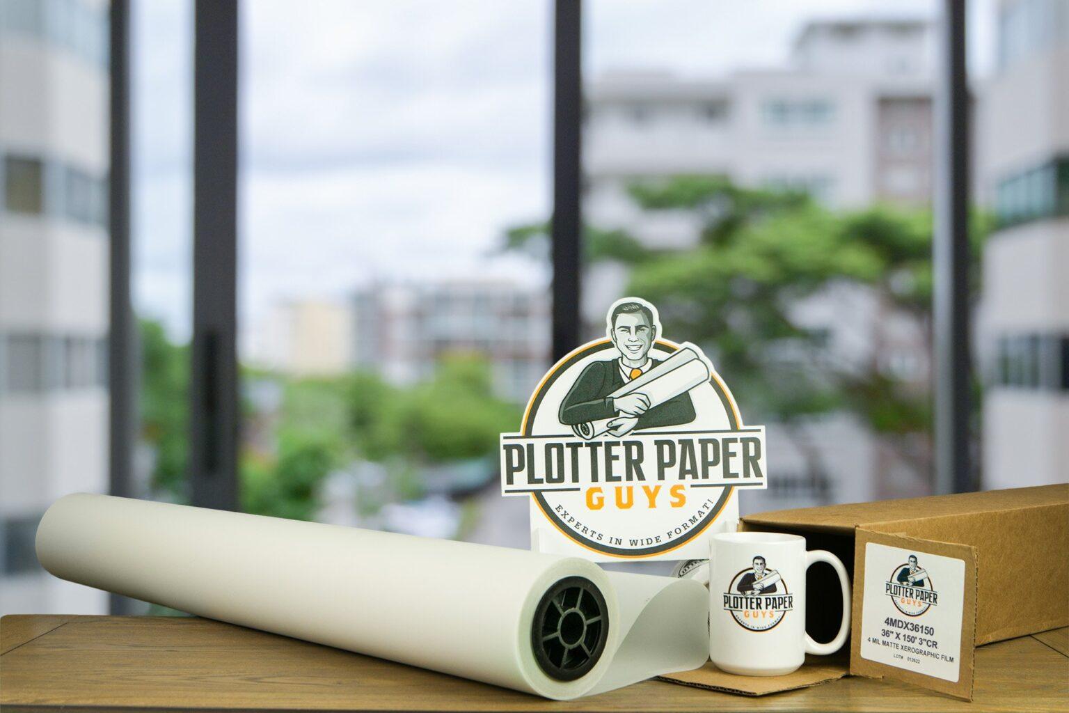 4 Mil Double Matte Xerographic Mylar / Film - 36" x 150' - Plotter ...