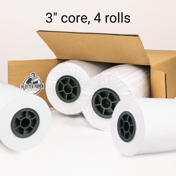 20 lb Xerographic Bond Paper - 22" x 34" (500 sheets) - Plotter Paper Guys