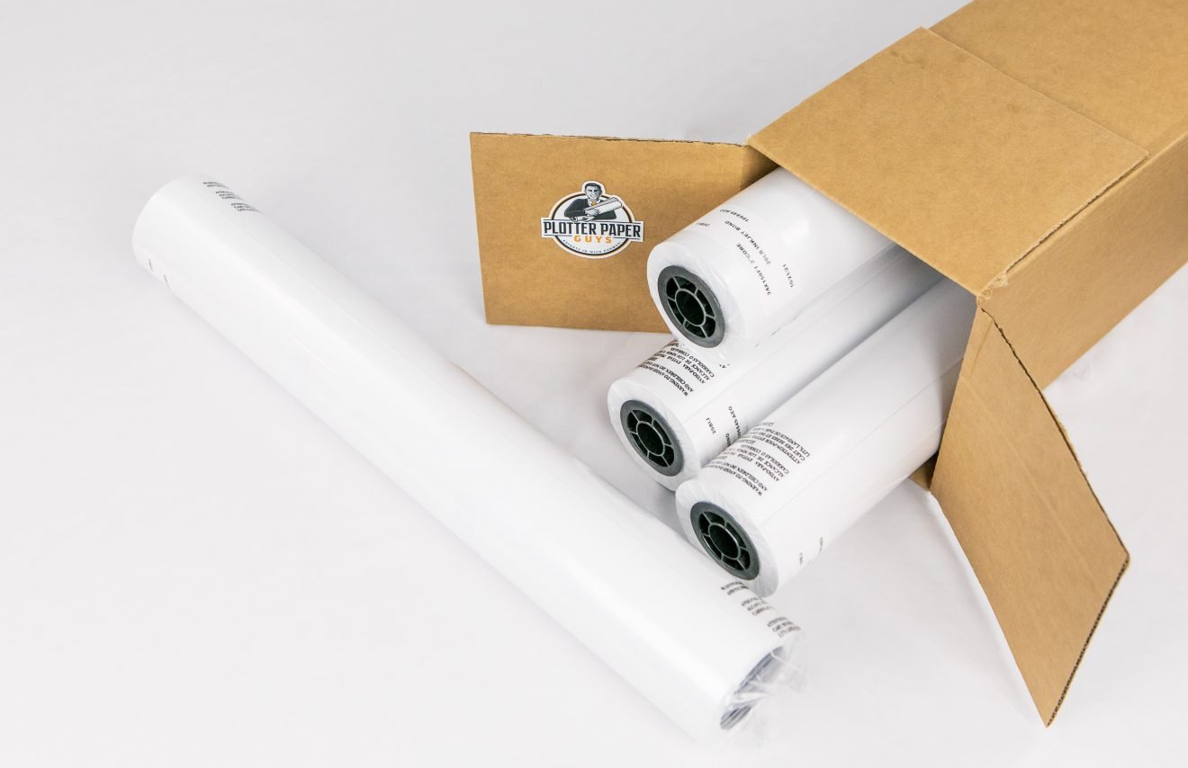 20 lb Inkjet Bond Paper - 44" x 150' - Plotter Paper Guys