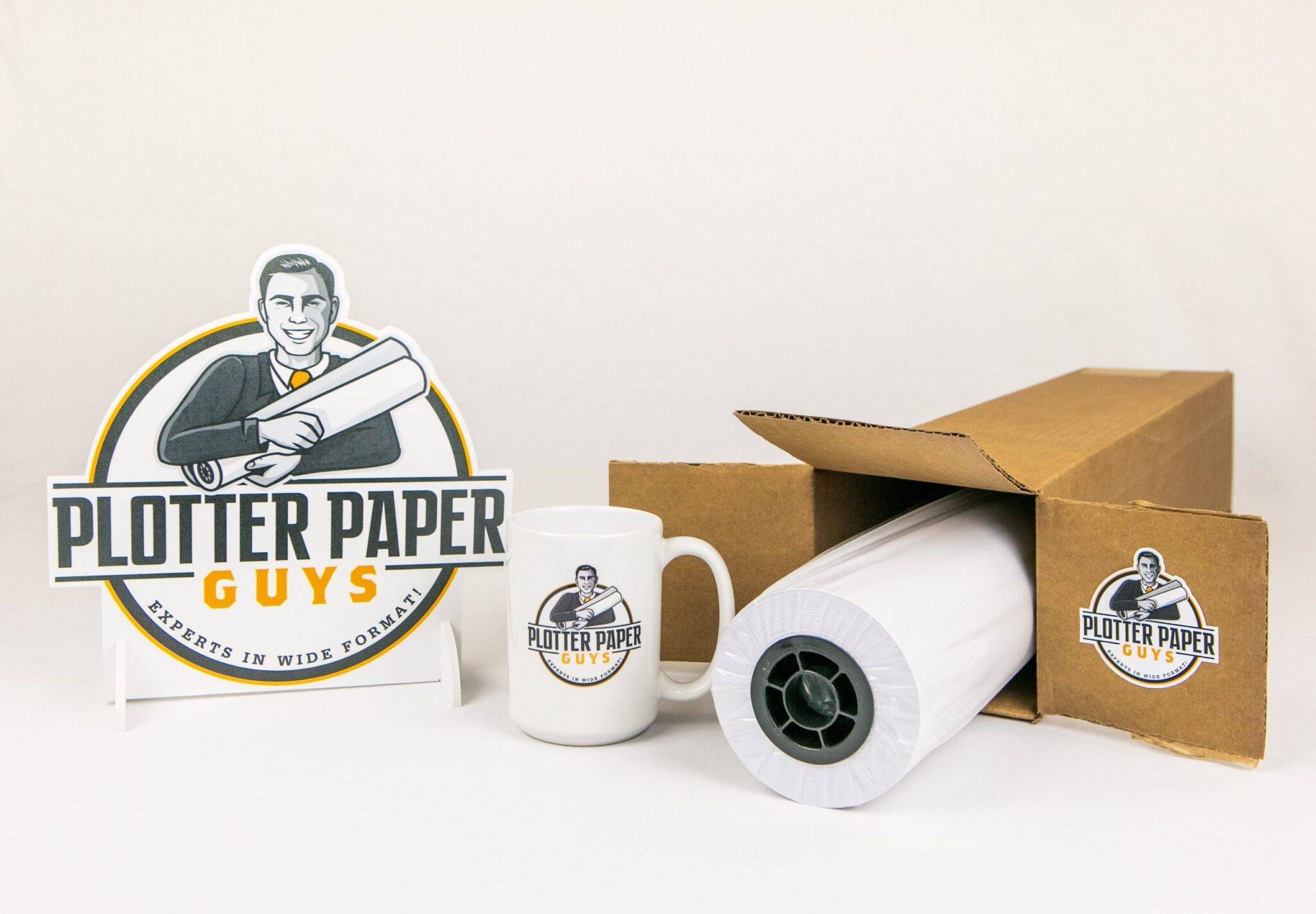 24 lb Inkjet Uncoated Bond Paper – 48" x 300' - Plotter Paper Guys®